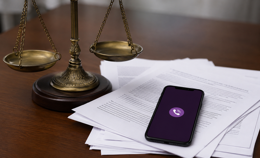 Повідомлення у Viber не може замінити належного виклику до суду ...